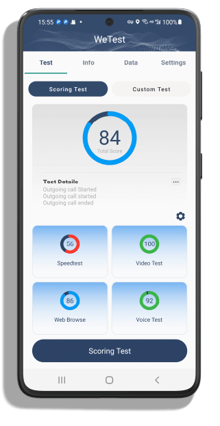 WeTest Mobile Network Testing App | 4G/5G Service & RF Testing Tool